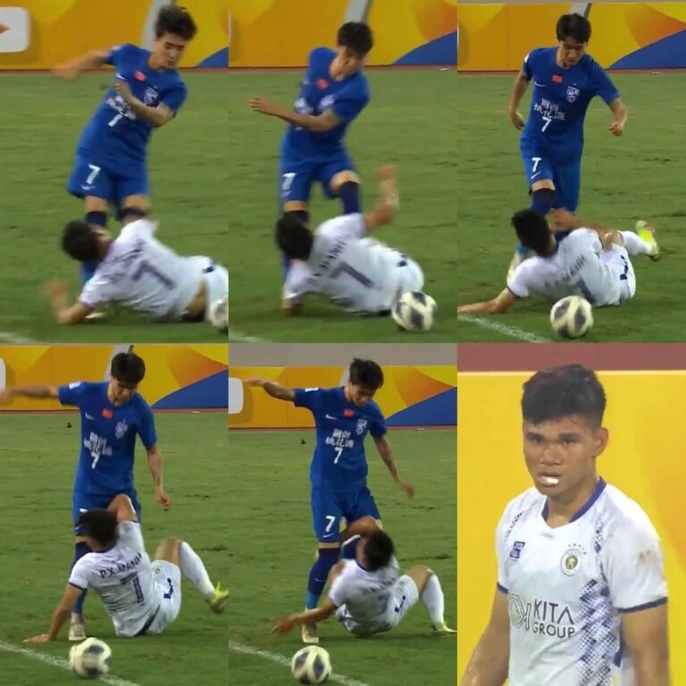 Cầu thủ đá vào mặt Xuân Mạnh bị NHM tẩy chay, đuổi khỏi ĐT Trung Quốc